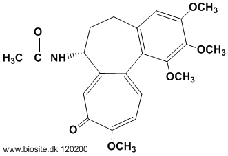 Colchicin - et alkaloid fra Høst tidløs Colchicum autumnale