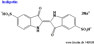 Indigotin - Indigocarmin eller E 132
