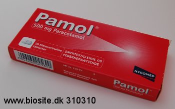 Panodil eller paracetamol eller N-(4-Hydroxyphenyl)-acetamid