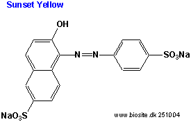 Sunset Yellow - et azofarvestof